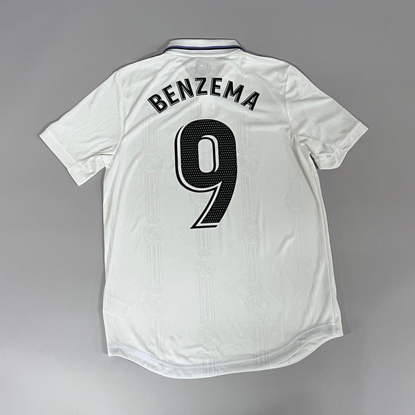 [LIMITED] #9 Benzema | 22-23 Real Madrid La Liga Home Authentic – Kit ...