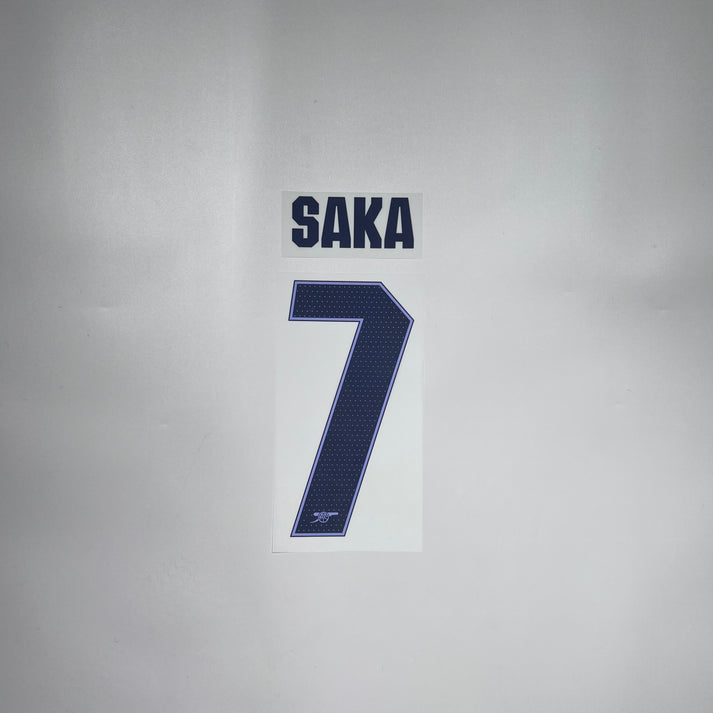 Official #7 Saka | 24-25 Arsenal 3rd Name & Number set – Kit of the Day
