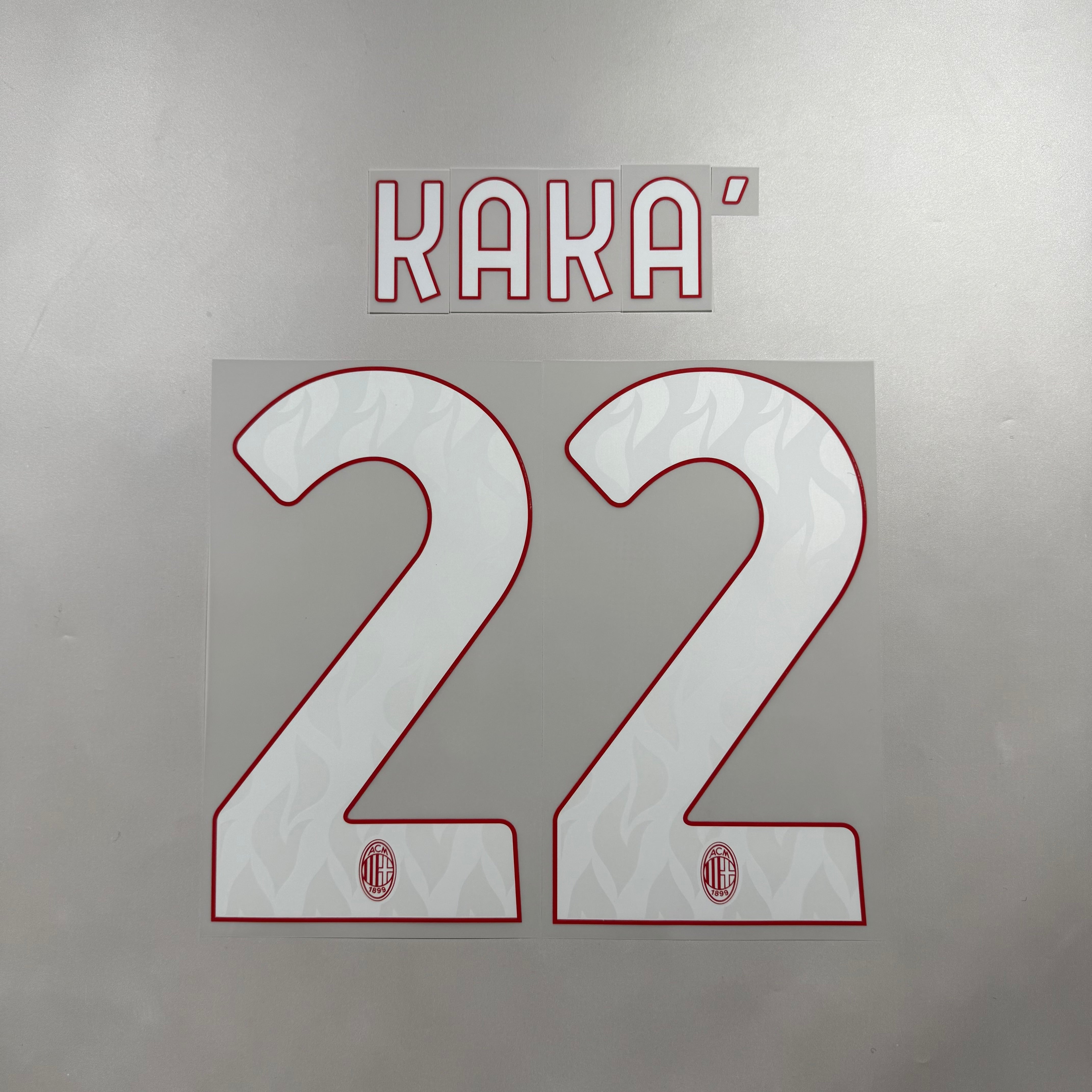 Official #22 Kaka 25/26 AC Milan Home Name and Number set – Kit of the Day